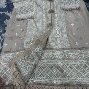 Dresses | New3 Piece Pakistan Dress Qalamqar Laxaury Lawn 223 | Poshmark
